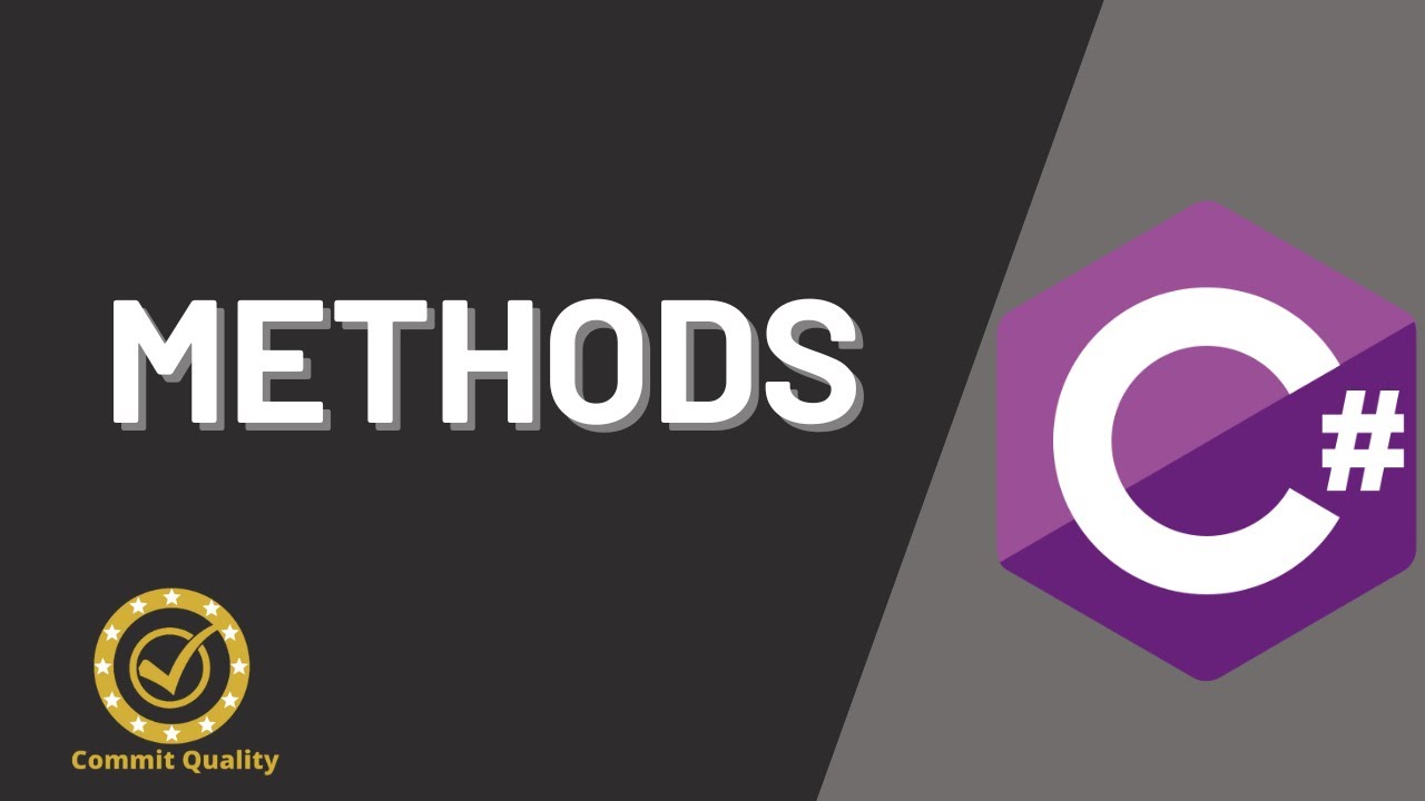 Learn C Methods Youtube