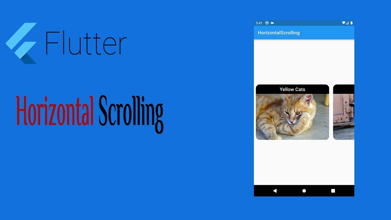 13 Flutter Horizontal Scrolling Youtube