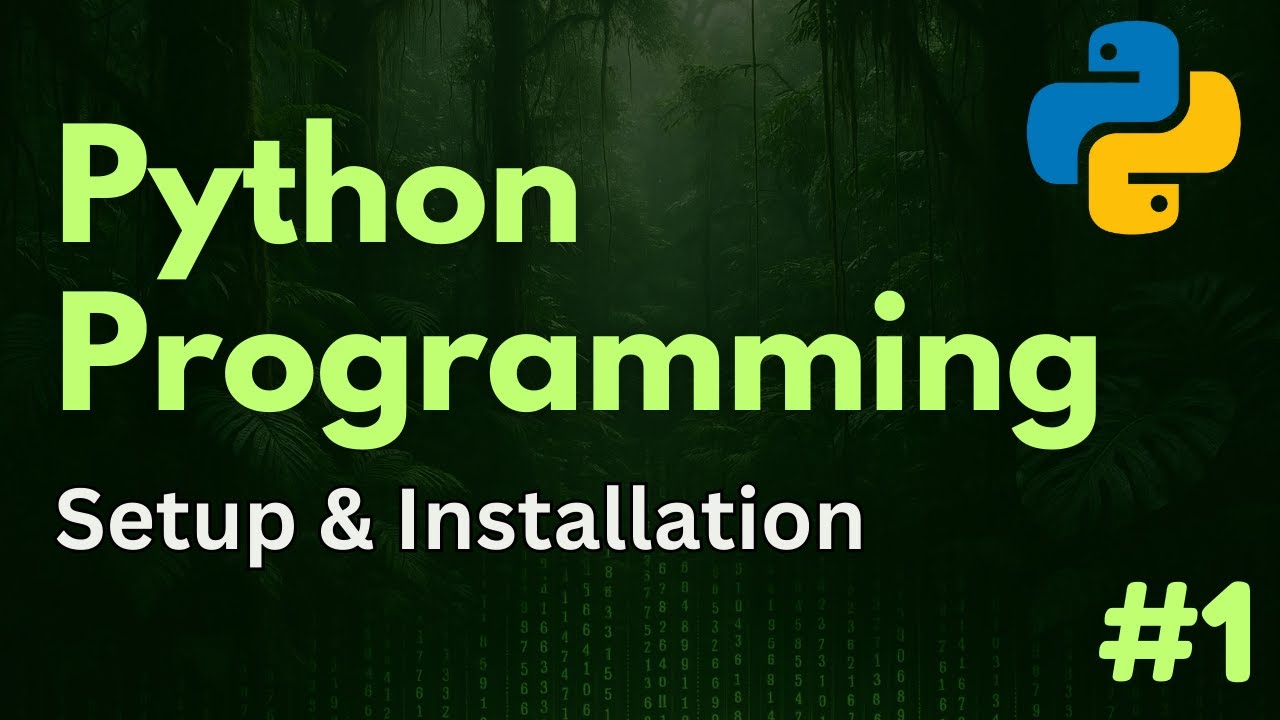 Setup Installation Python Programming Ep 1 Youtube