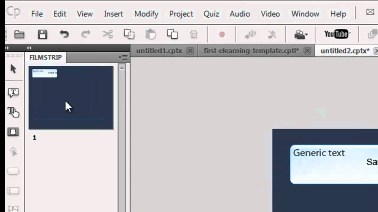 Captivate 5 5 Working With Master Slides Youtube