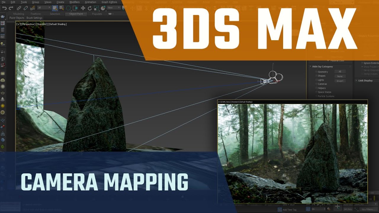 3ds Max Camera Mapping Tutorial Español Youtube