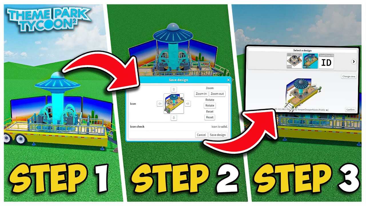 How To Make Blueprints In Theme Park Tycoon 2 Youtube