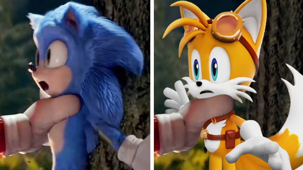 Sonic Movie 2 Old Design Vs New Design Tails Sonic Boom Vs Sonic