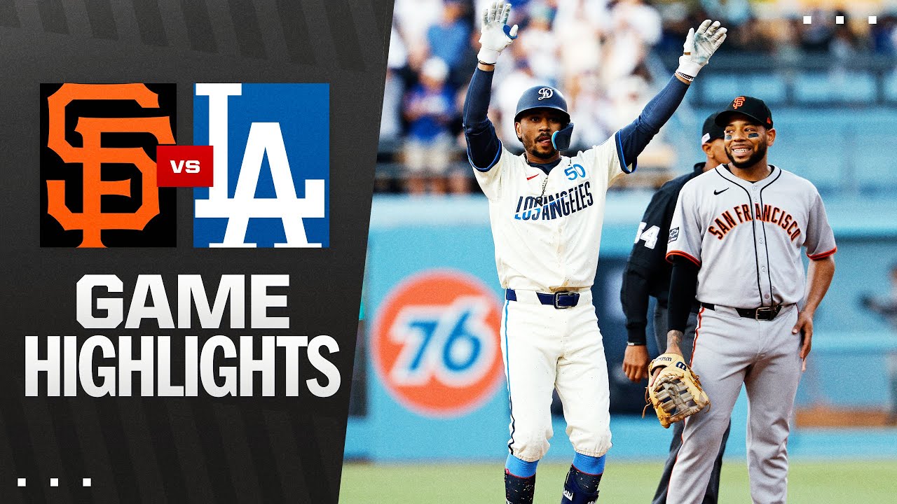 Giants Vs Dodgers Game Highlights 6 14 25 Mlb Highlights Youtube