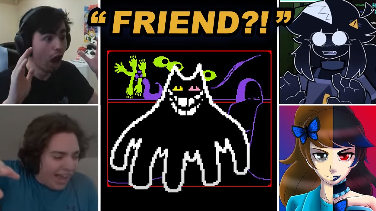 Youtubers React To Friend Deltarune Chapter 3 Youtube