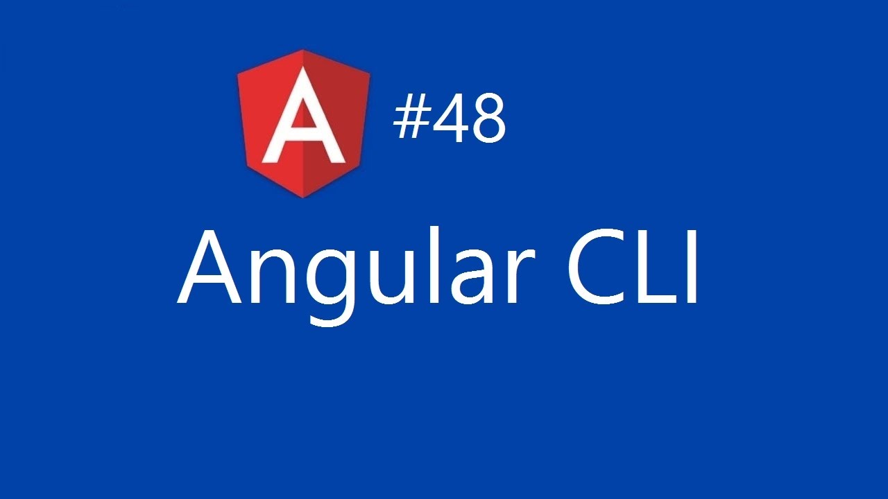 Angular 2 Tutorial 48 Angular Cli Youtube