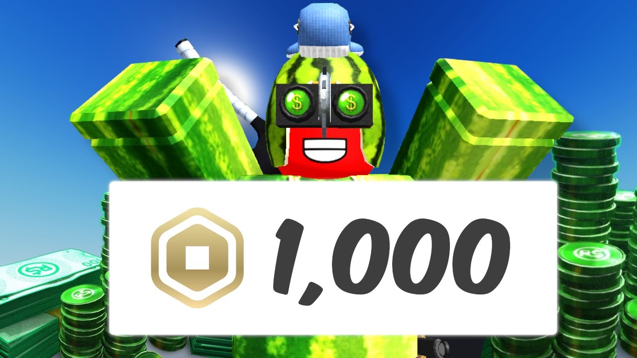 1 000 Robux Giveaway Youtube