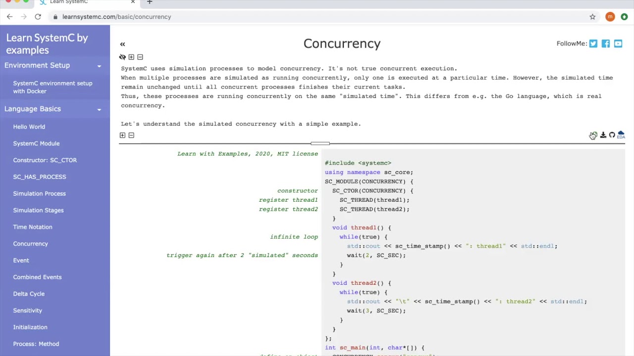 Learn Systemc Concurrency Youtube