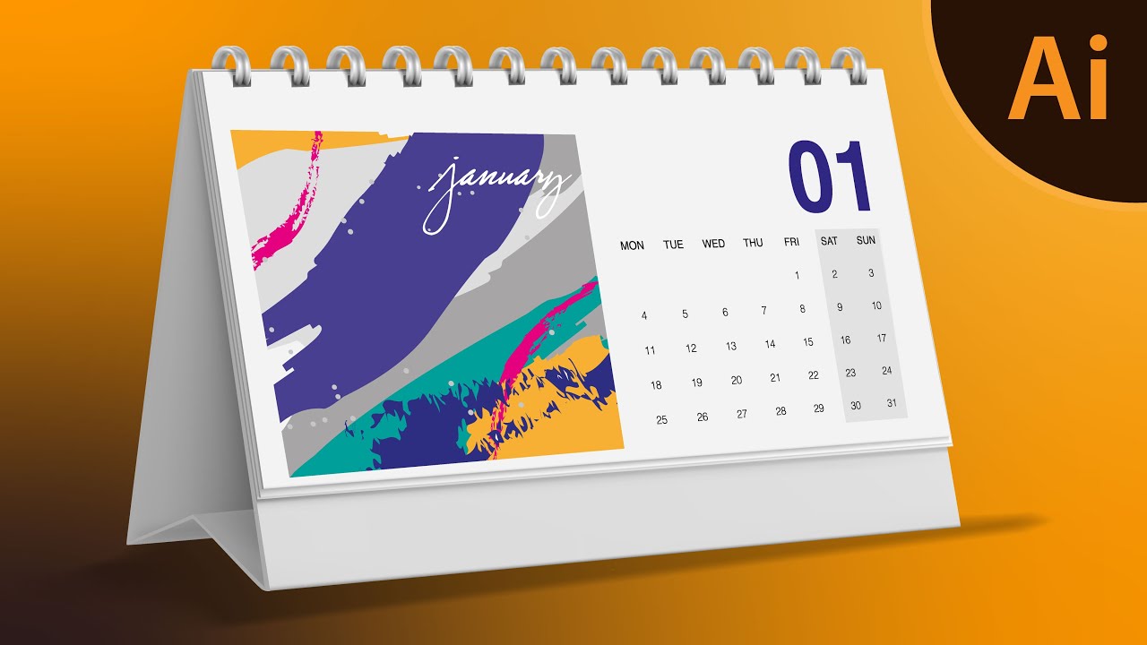 How To Create A Calendar In Adobe Illustrator Youtube
