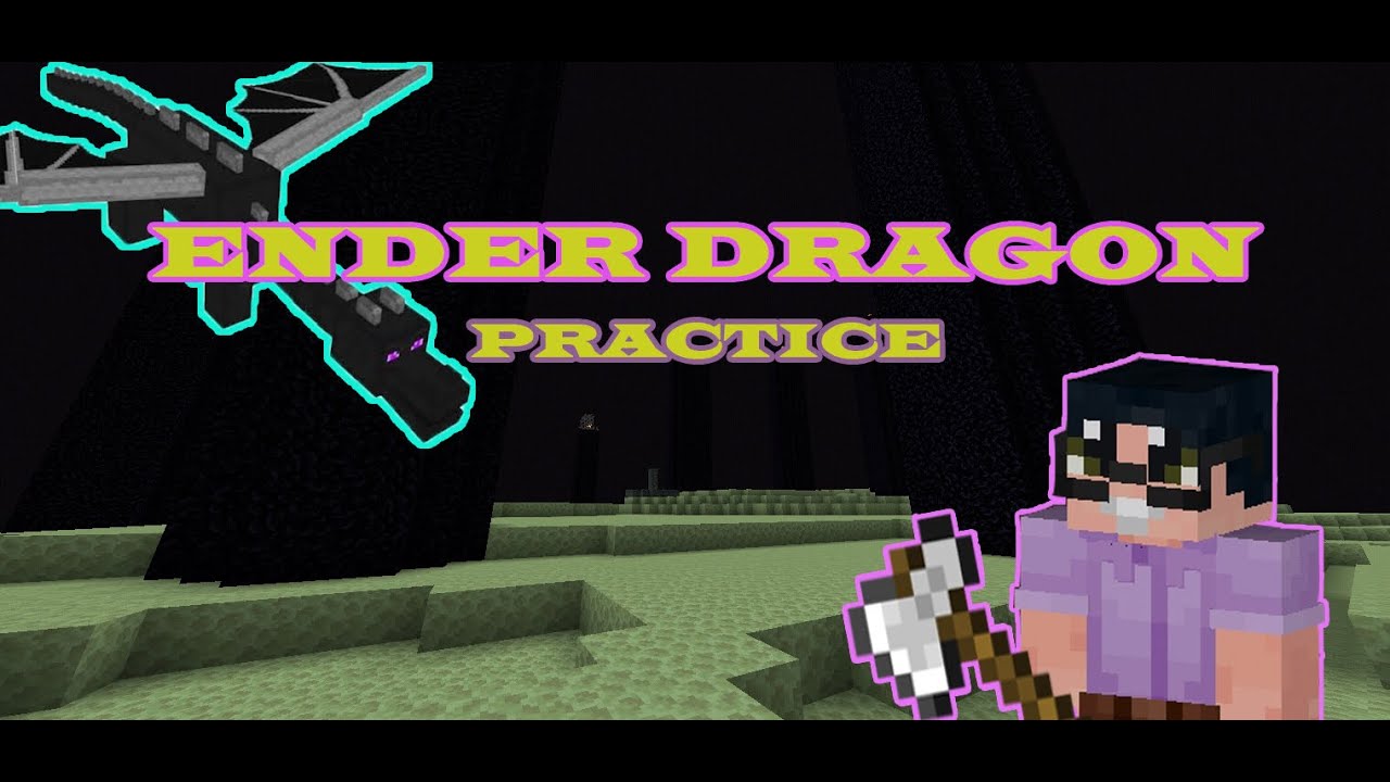 Ender Dragon Practice On Mcpe Episode 1 Easy Mode Youtube