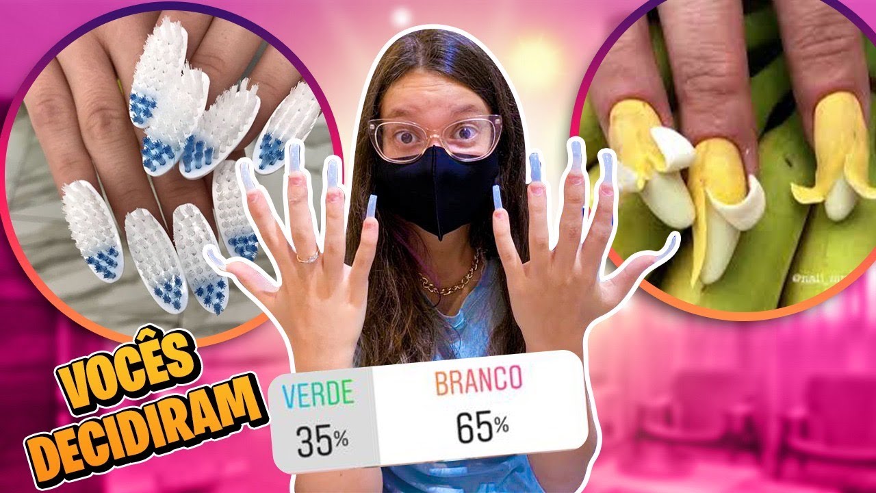 亞 Seguidores Do Instagram Decidiram Minha Unha De Acrﾃ広ico