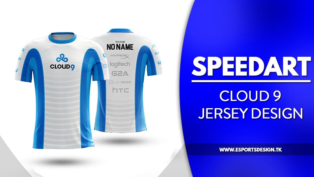 Cloud9 Esports Jersey Design Photoshop Cs6 Speedart Youtube
