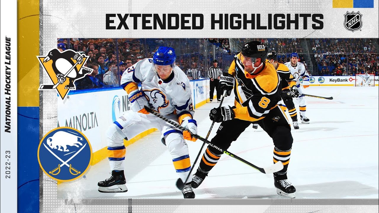Pittsburgh Penguins Vs Buffalo Sabres Nov 2 2022 Highlights Youtube