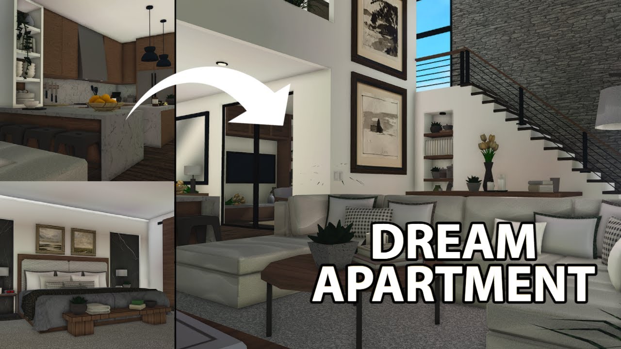 Building My Dream Apartment In Bloxburg Youtube