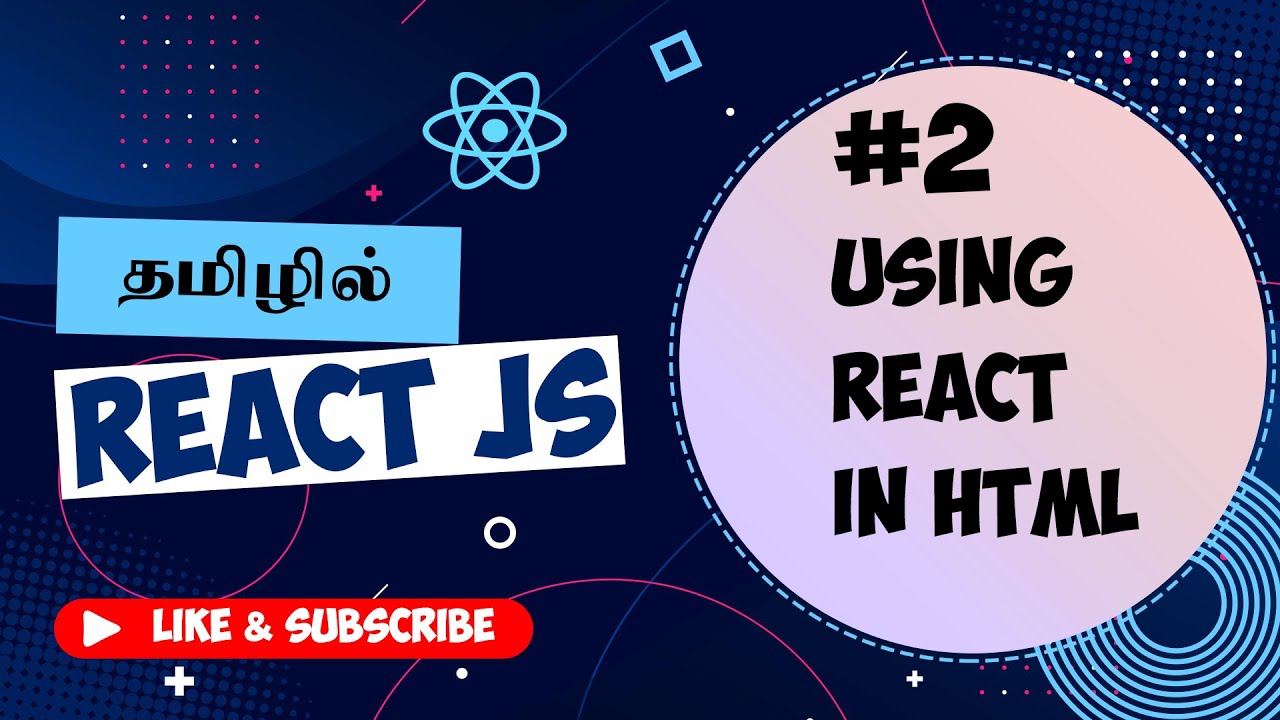 React In Tamil 2 Using React In Html Youtube