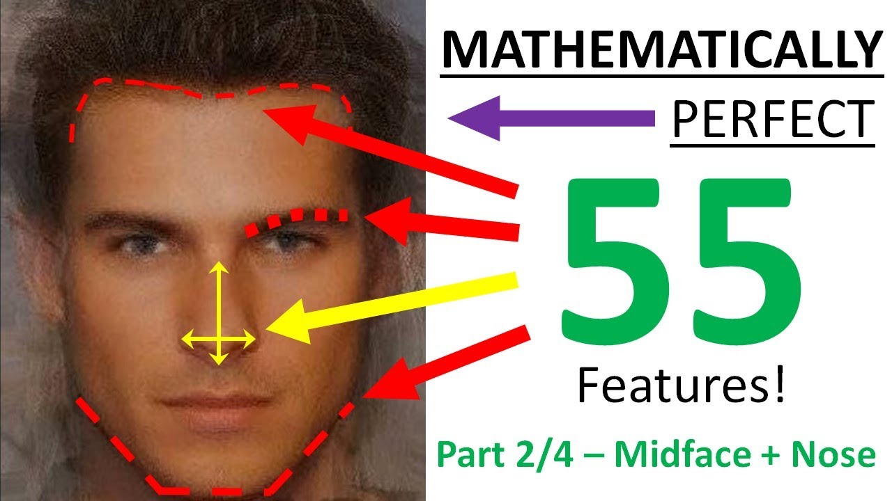 Midface And Nose Analysing The Perfect Male Face Part 2 4 Youtube