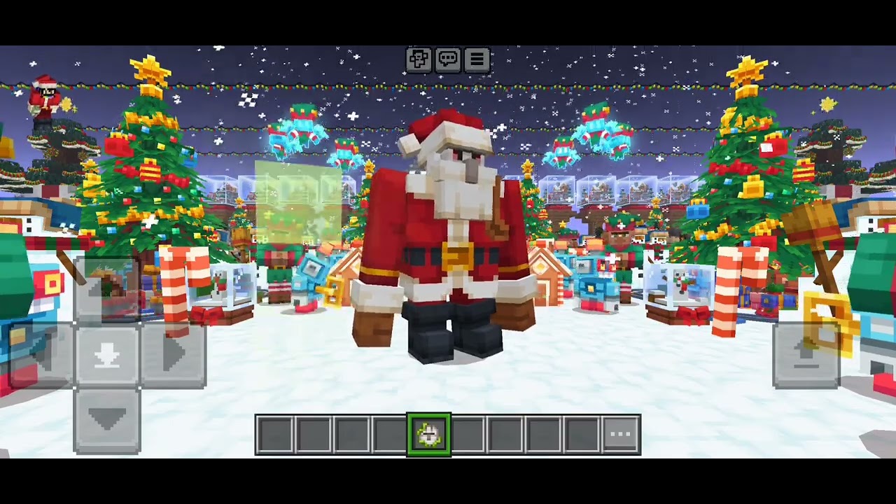 Minecraft Actions Stuff 1 9 Christmas Update Santa Claus Iron Golem