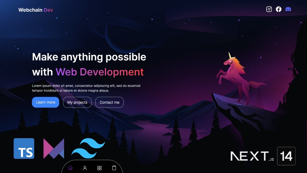 Build A Next Js 14 Portfolio Website With Tailwind Css And Typescript