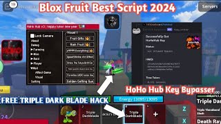 Roblox Hack Blox Fruit Hoho Hub Script Key Bypasser Full Tutorial Best ...