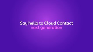 Cloud Contact Next Generation Bt