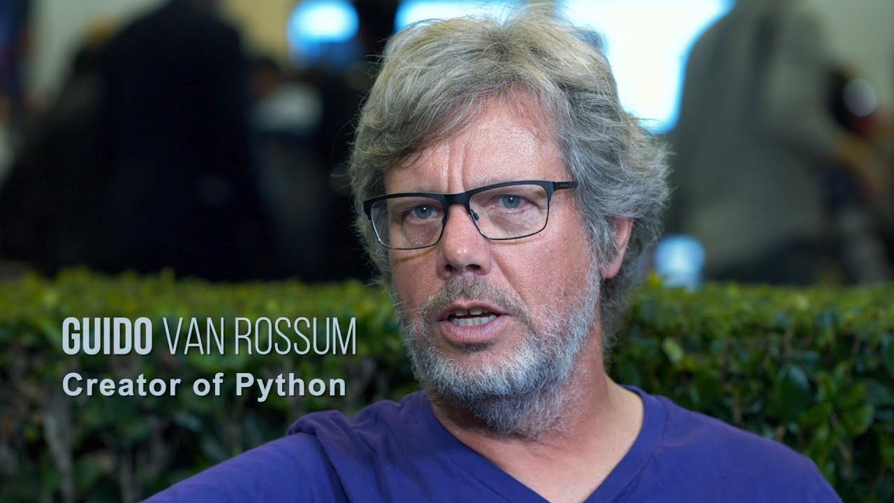 Guido Van Rossum Creator Of Python Youtube