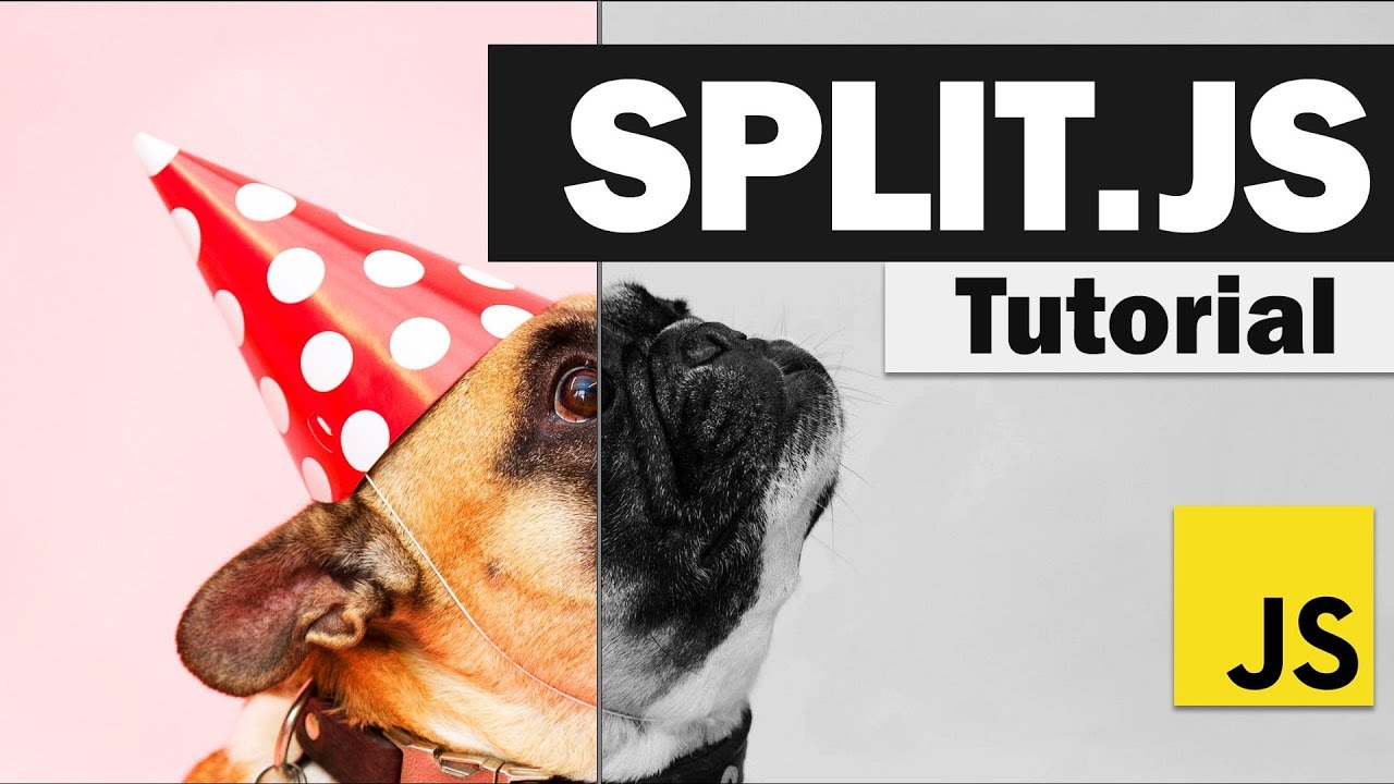 Split Js Tutorial Create Split Screen Effect On Your Website Youtube
