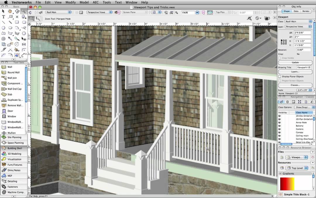Viewport Tips And Tricks In Vectorworks Youtube