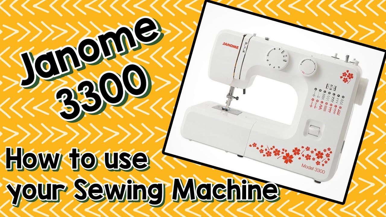 How To Use A Basic Janome Sewing Machine Youtube
