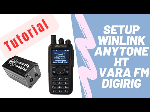 Setup Winlink Anytone 878 Or 868 Vara Fm Digirig Ham Radio Email Grid
