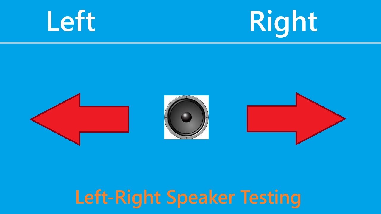 Left Right Speaker Testing Youtube