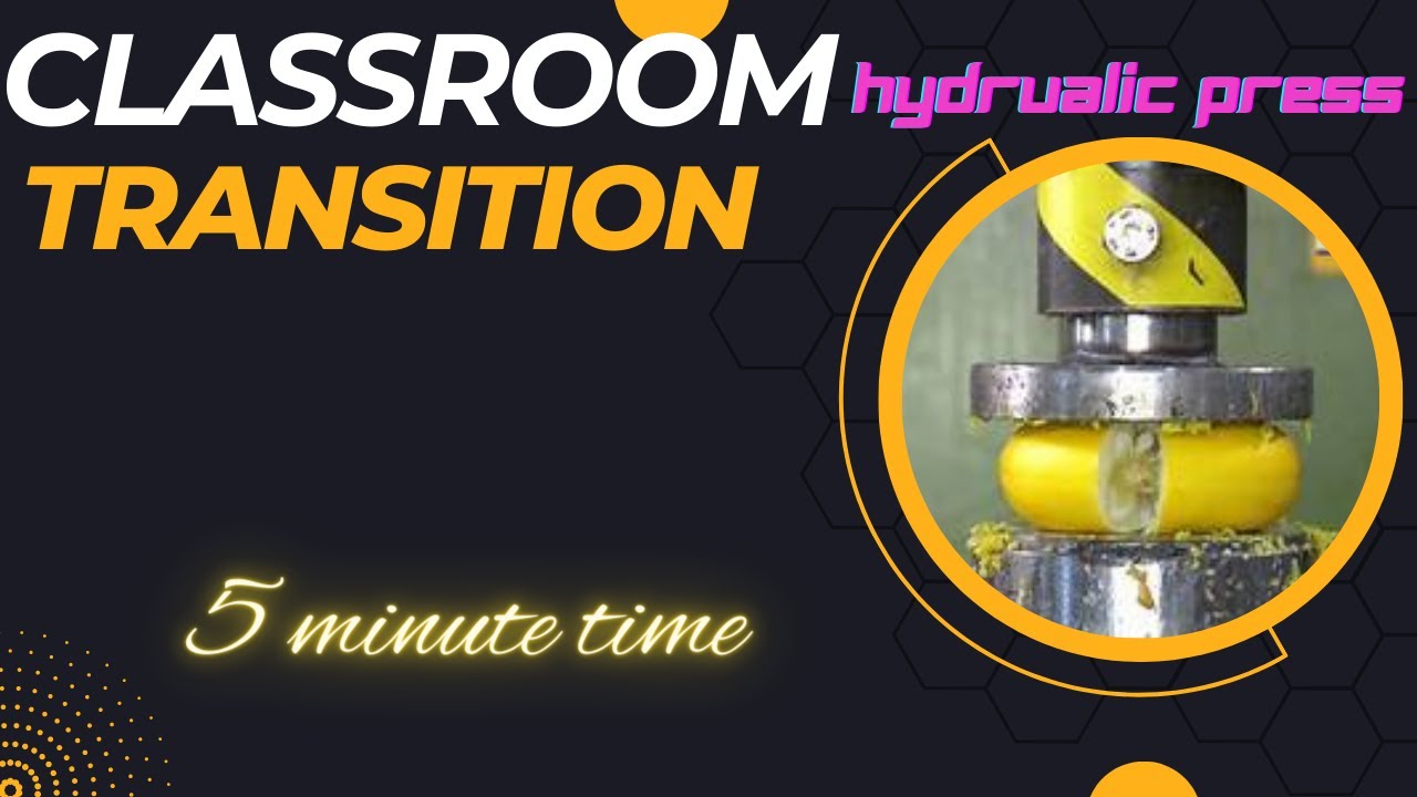 Classroom Transition 5 Minute Timer Fruit Hydraulic Press Youtube
