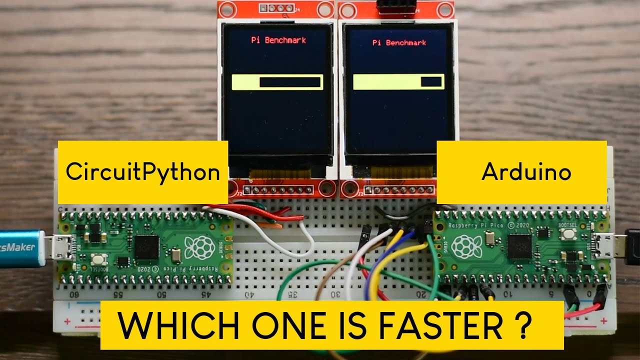 Arduino Vs Circuitpython Speed Comparison Youtube