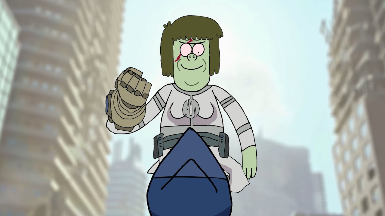 Invincible Meets Conquest But It S Mordecai And Muscle Man Animation