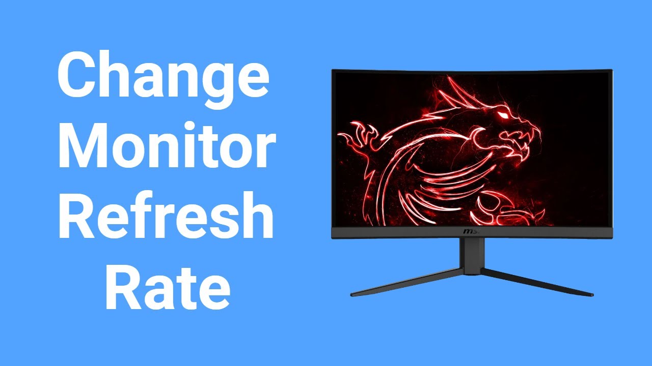 Computer Monitor Refresh Rate Explained At Samuel Goggins Blog