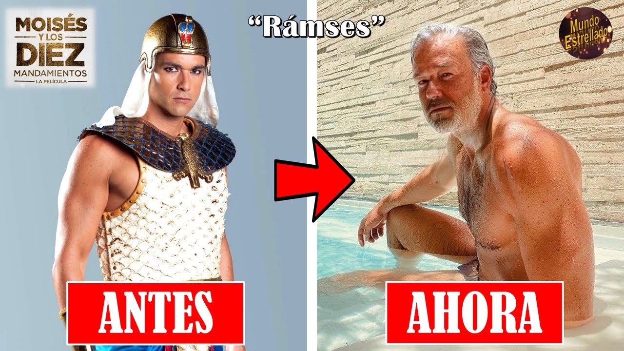 Asi Lucen Los Actores De Moisés Y Los 10 Mandamientos En 2025 Antes