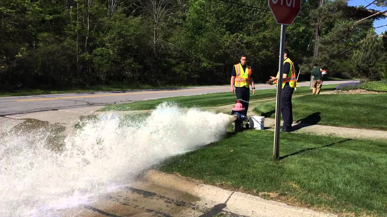 Hydrant Flushing Information Youtube