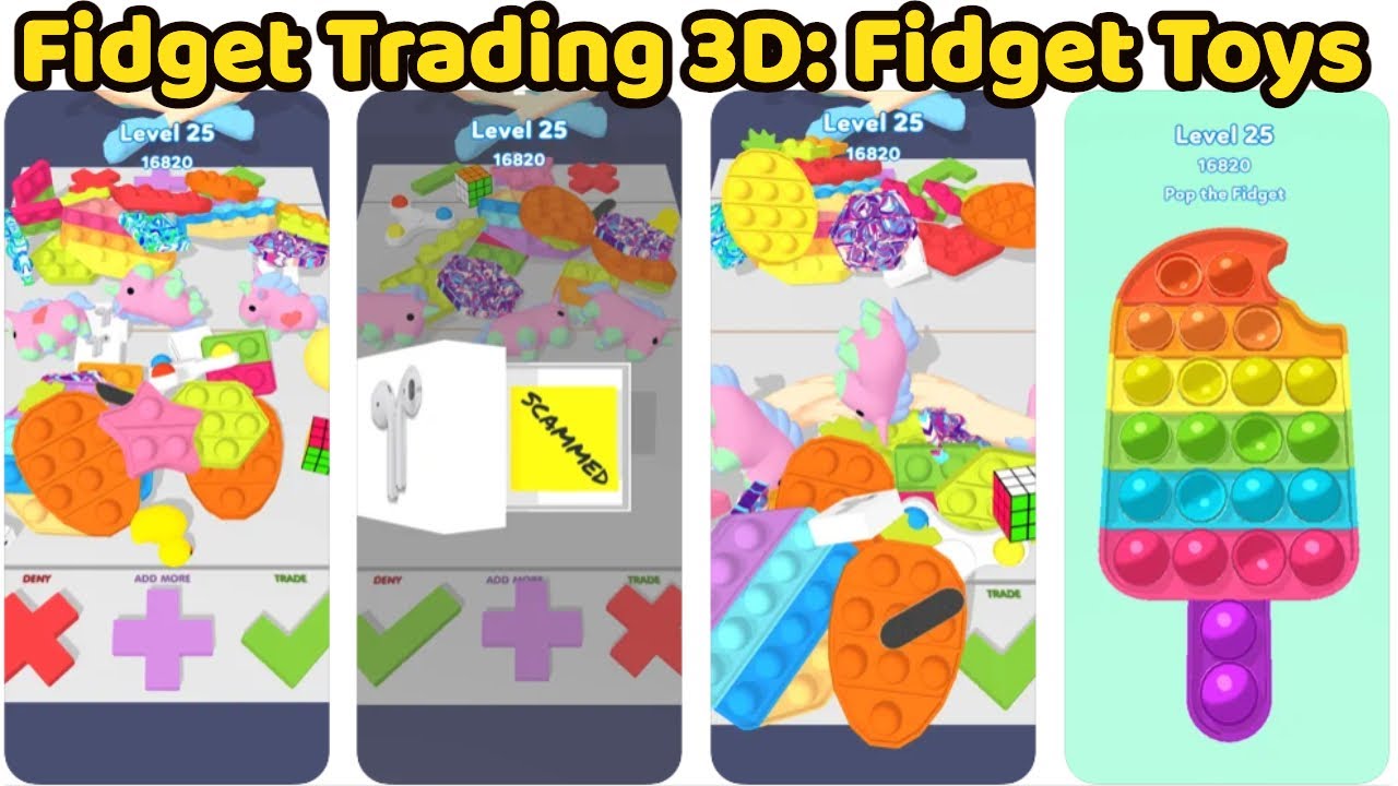 Fidget Trading 3d Fidget Toys Relaxing Game Gameplay Walkthrough Youtube