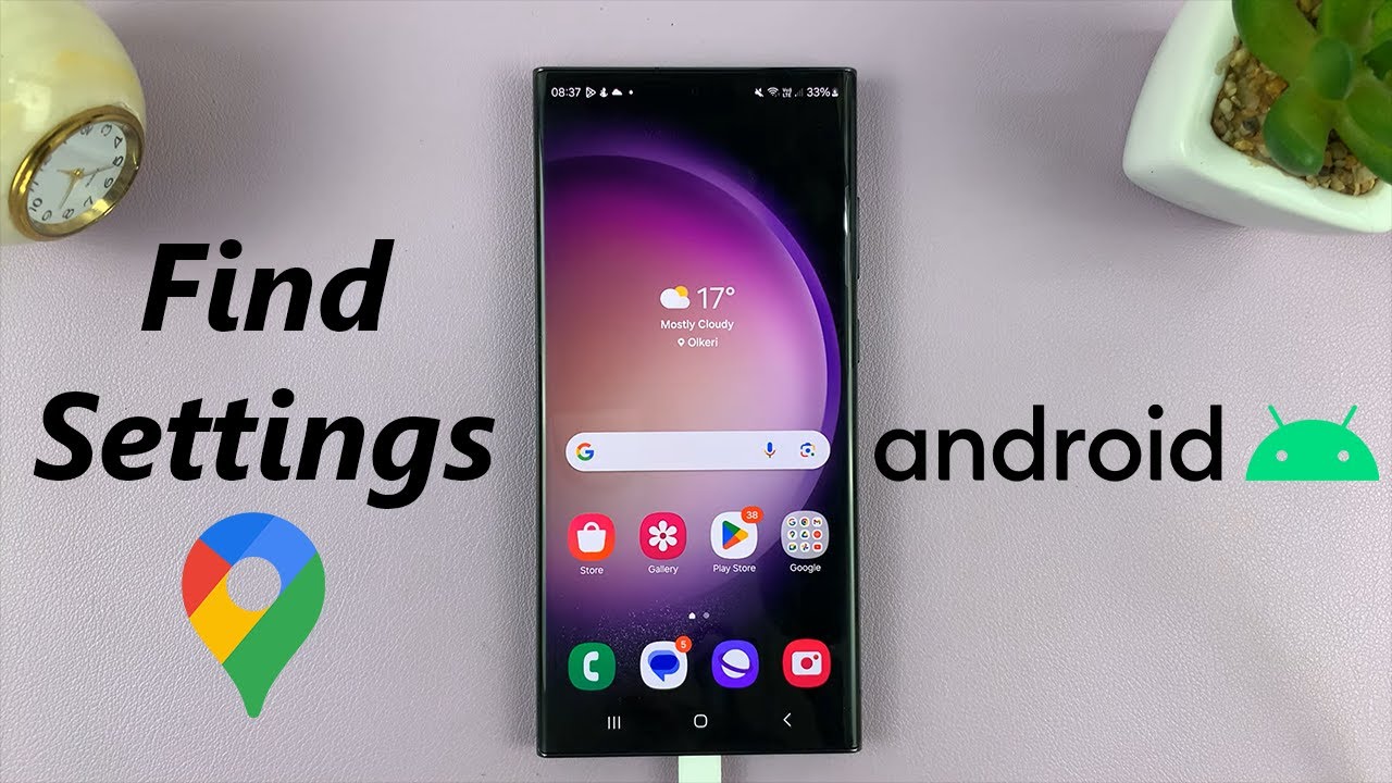 How To Access Google Maps Settings On Android Youtube