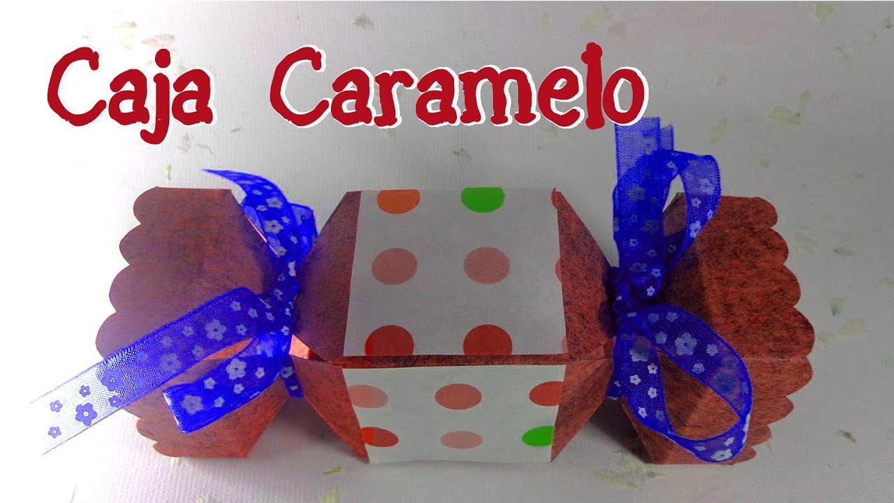 Cajita De Regalo En Forma De Caramelo Youtube