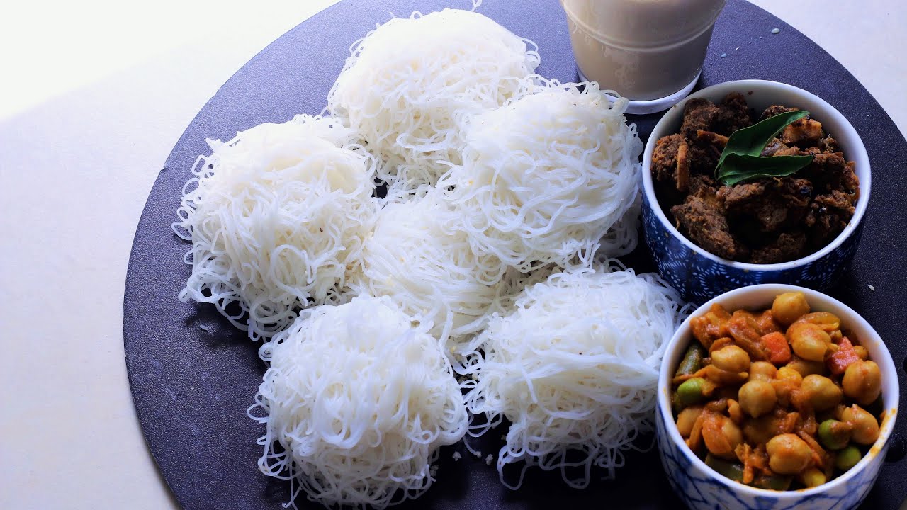 Soft And Fluffy String Hoppers Idiyappam Recipe Noolputtu Indian