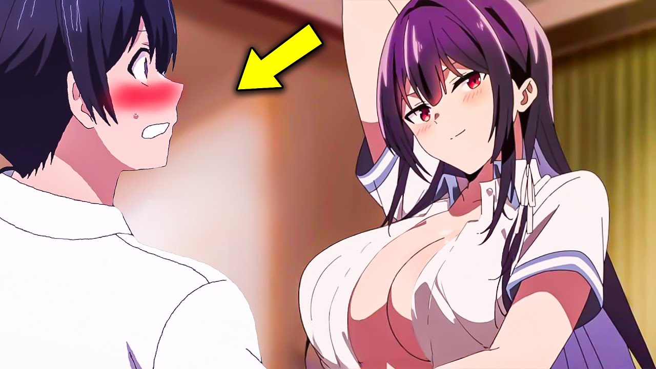 Boy Accidentaly Sees The Popular Girl Stripping In Class But She Likes