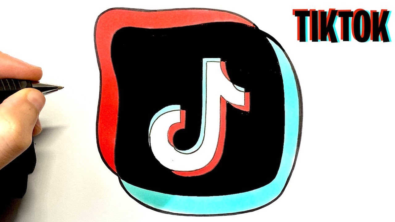 How To Draw Tiktok Logo Youtube Maxresdefault Draw Tik Tok