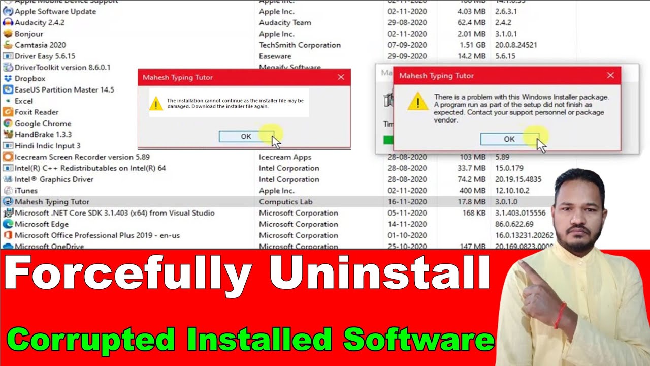 Solved There Is A Problem With This Windows Installer Package