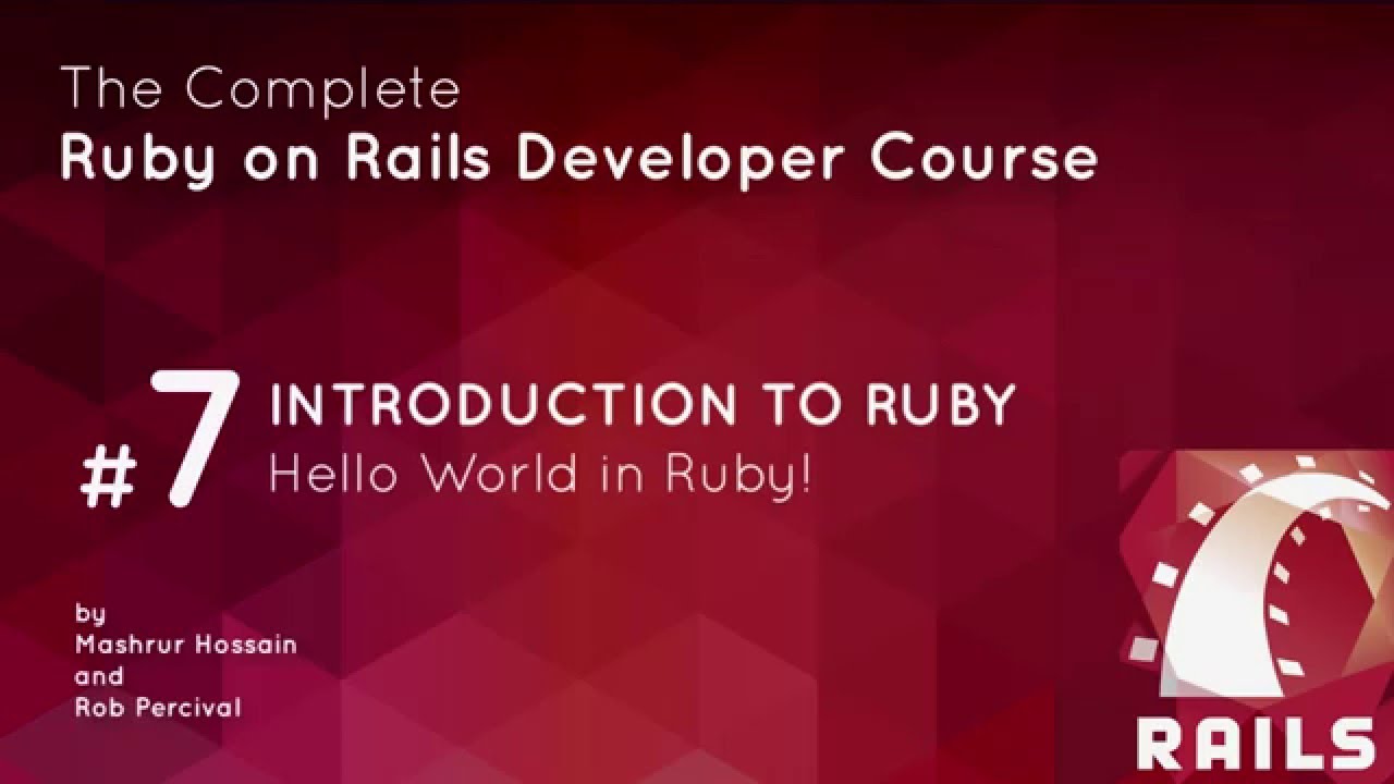 Ruby Hello World 4 Youtube