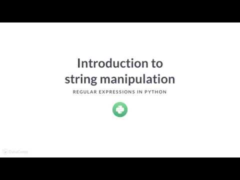 Python Tutorial Introduction To String Manipulation Youtube