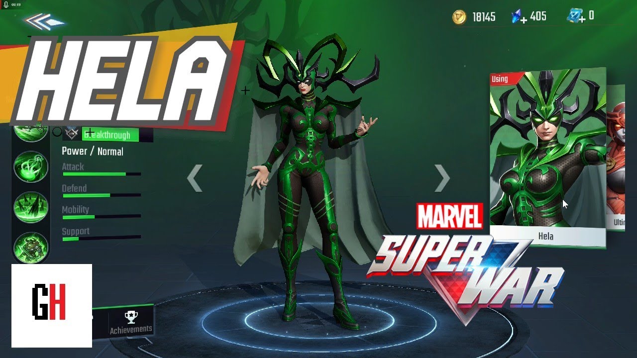 Hela Skill Set Gameplay Marvel Super War Youtube