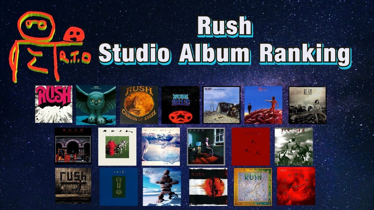 Rush Studio Album Ranking Youtube