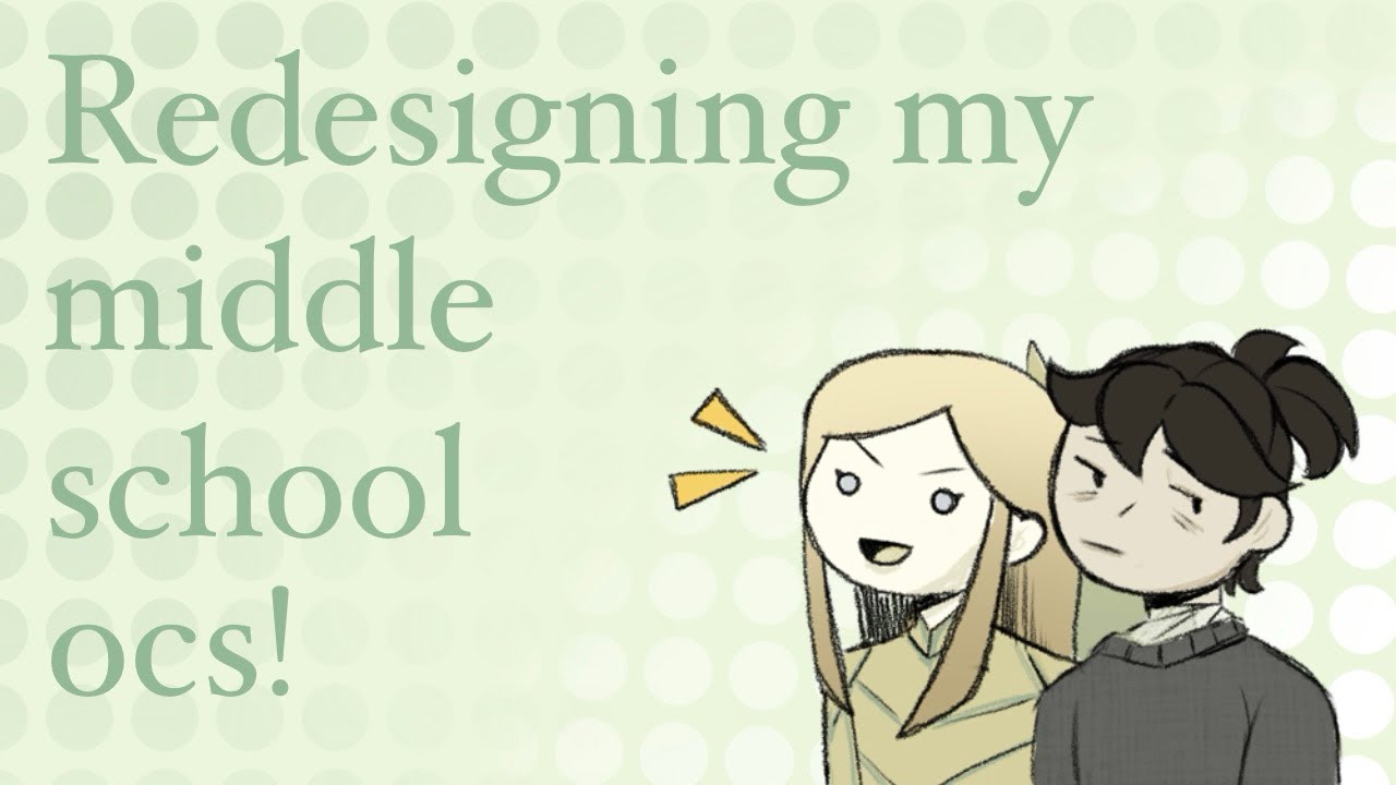 Redesigning My Middle School Ocs Pt 2 Speedpaints Commentary