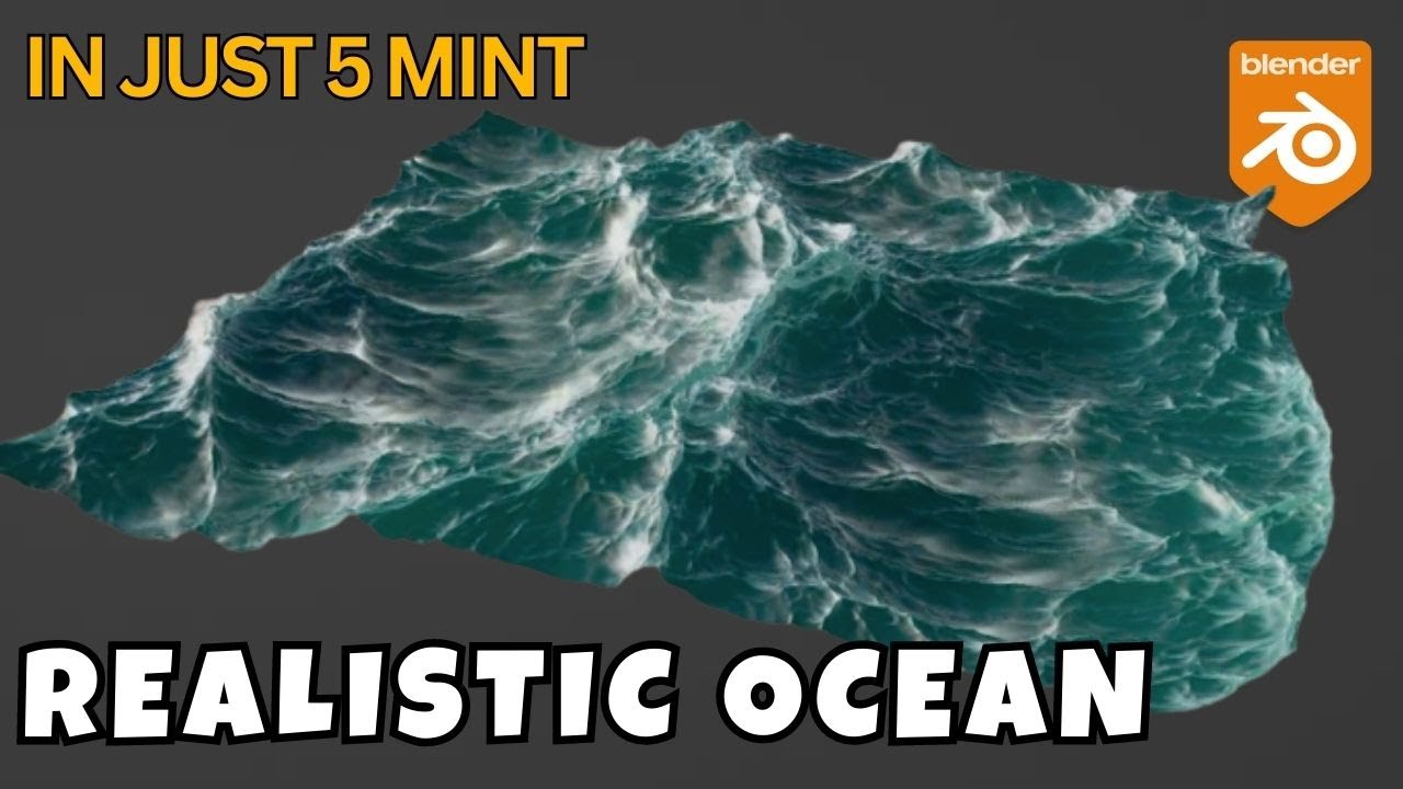 Mastering The Realistic Ocean Waves Ocean Simulation Blender 3 6