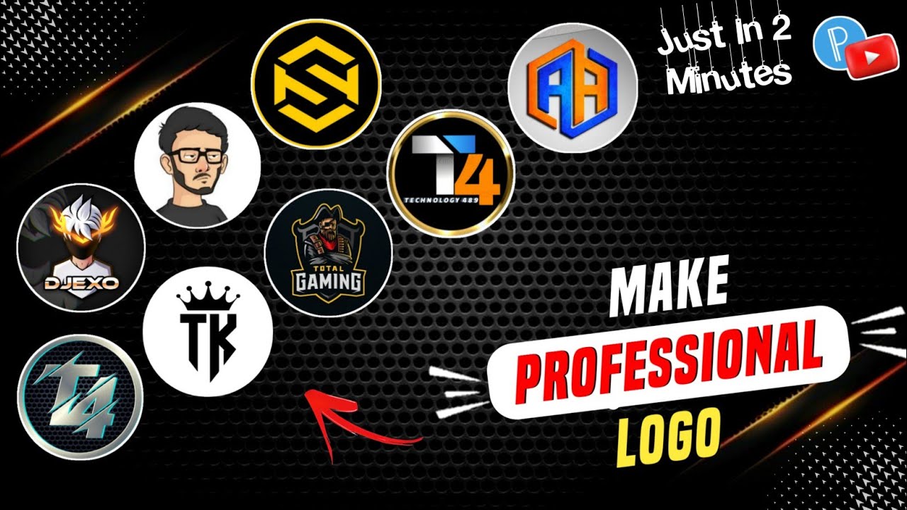 Logo Kaise Banaye How To Make Professional Youtube Logo Channel